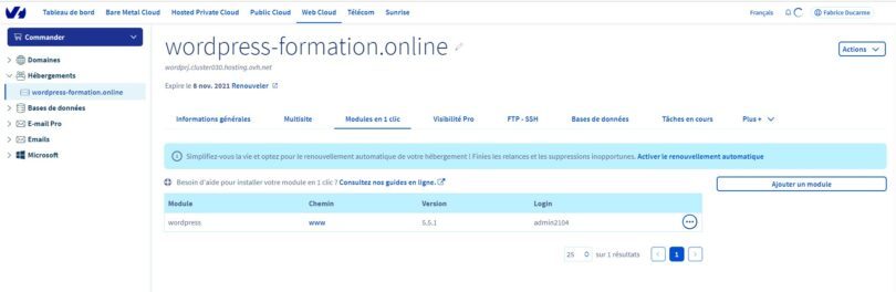Installer WordPress manuellement ou automatiquement