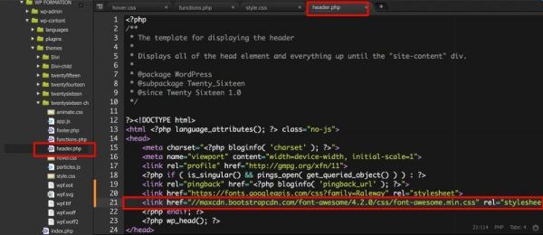 Comment intégrer Hover.css dans un site WordPress