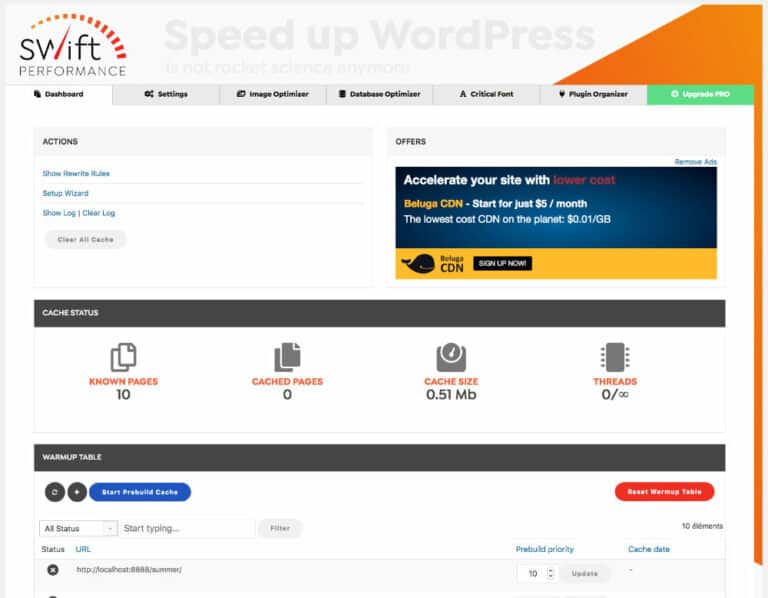 Swift Performance Lite : un plugin de cache efficace pour WordPress