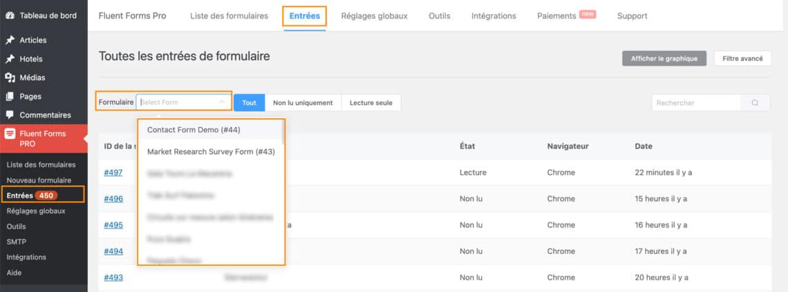 Fluent Forms, Plugin De Formulaire Pour WordPress