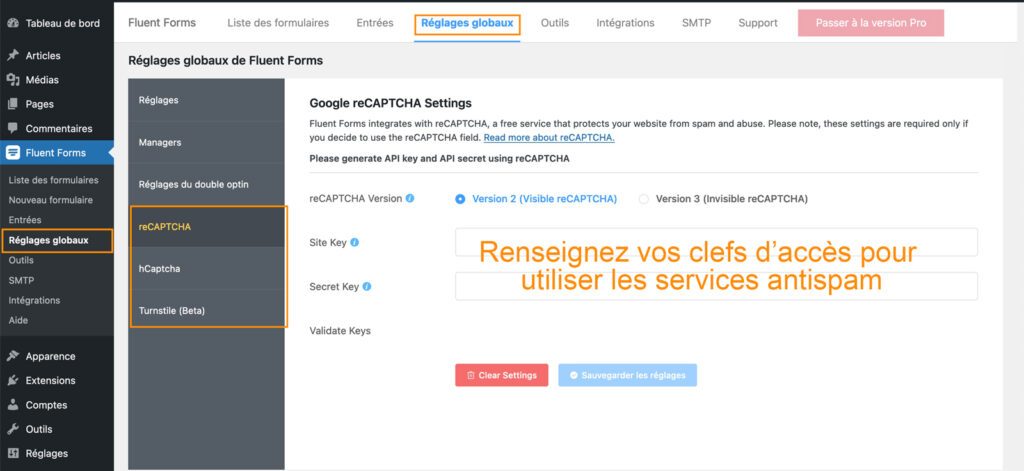 Fluent Forms, Plugin De Formulaire Pour WordPress